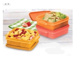 Tupperware | Kitchen | Tupperware Quarter Container Set Of 3 | Poshmark